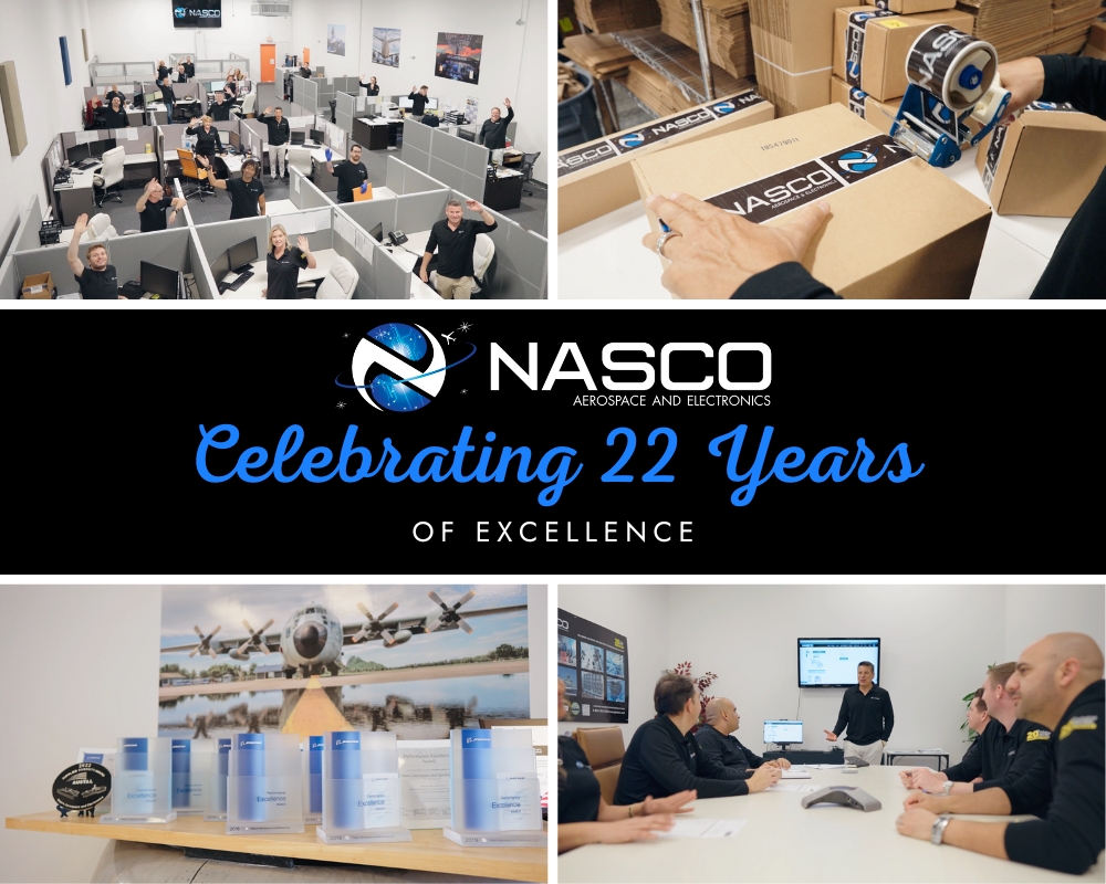 Celebrating 22 Years of Excellence - Nasco Aerospace and Electronics